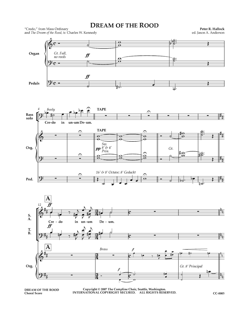 Dream of the Rood | The Peter R. Hallock Institute